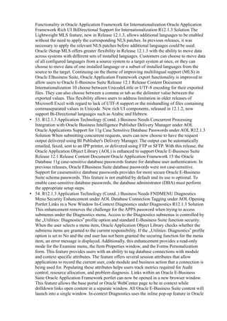 New features in oracle | PDF