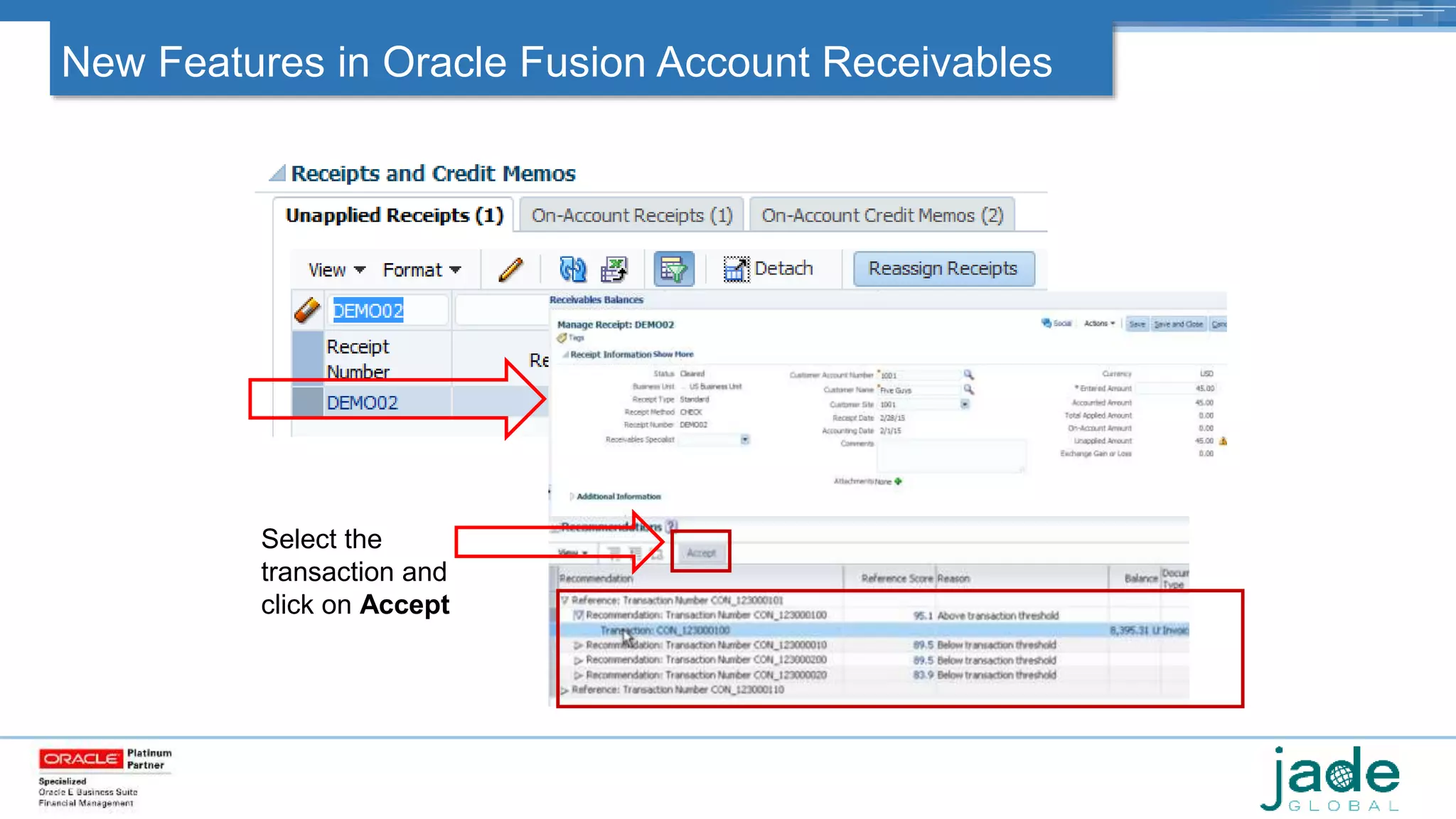 New features in oracle fusion financial accounts receivables and ...