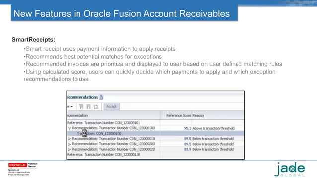 New features in oracle fusion financial accounts receivables and ...