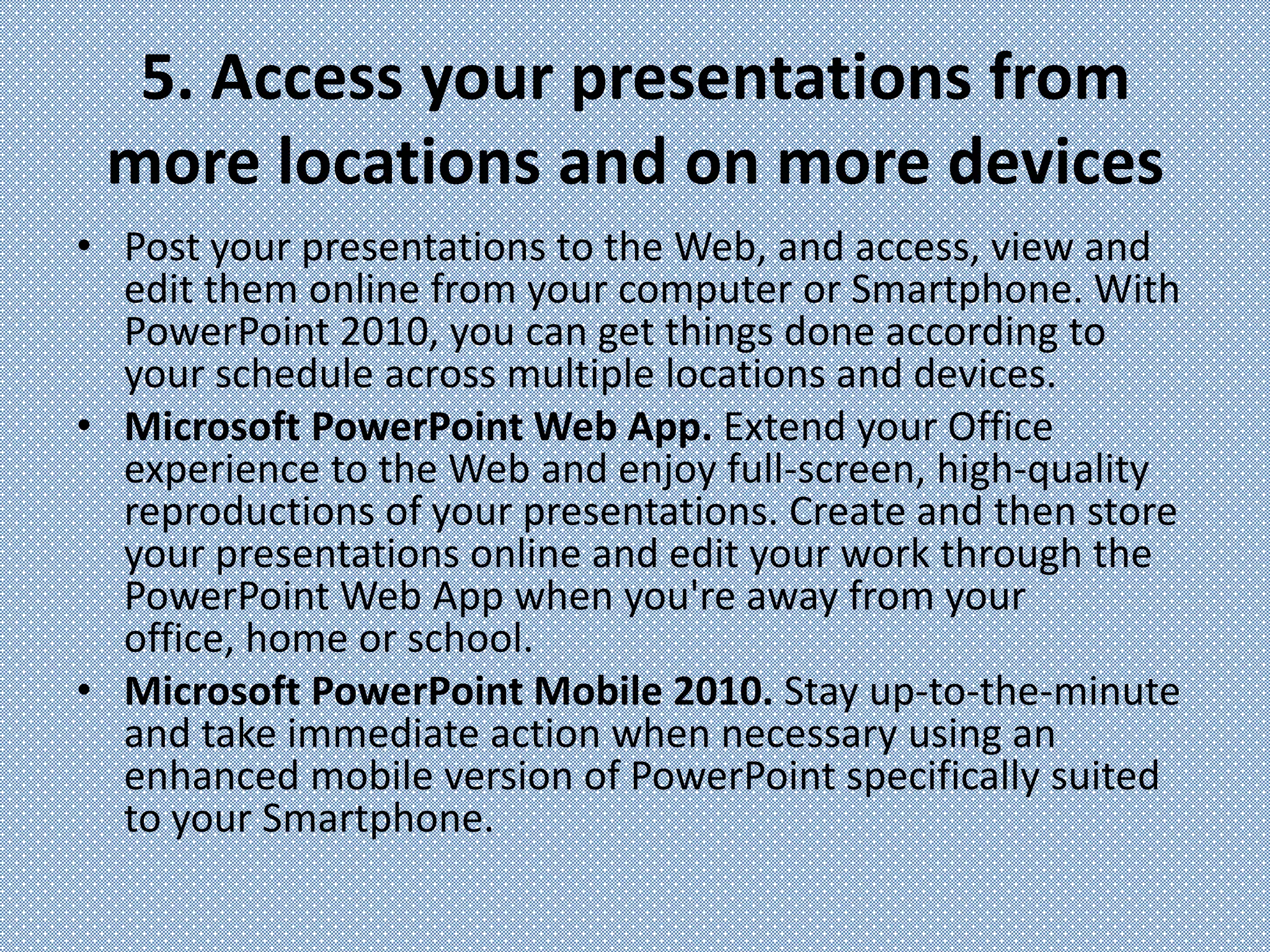 New features in powerpoint 2012 | PPTX