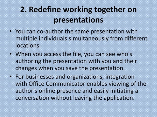 New features in powerpoint 2012 | PPTX