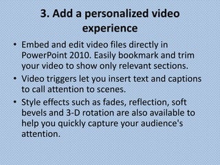 New features in powerpoint 2012 | PPTX