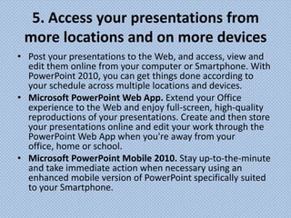 New features in powerpoint 2012 | PPTX