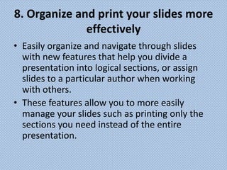 New features in powerpoint 2012 | PPTX