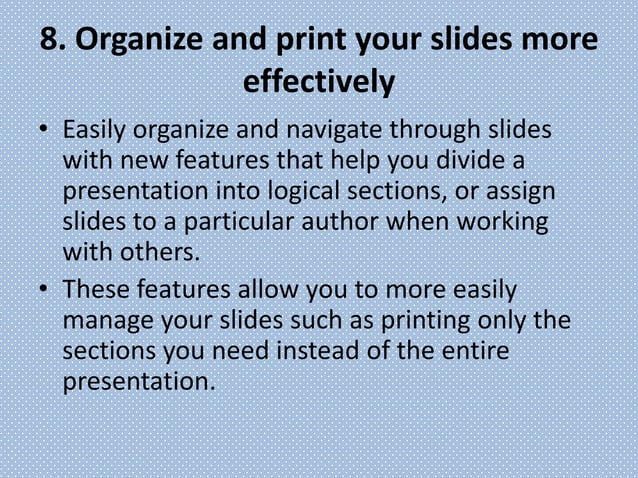 New features in powerpoint 2012 | PPTX