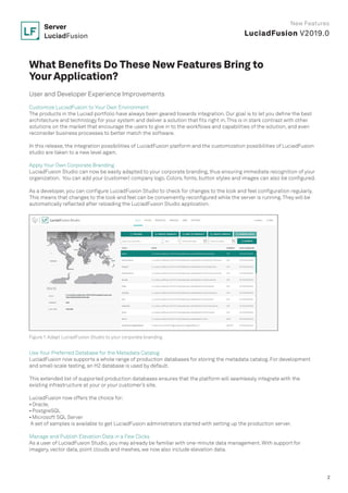 New features luciad_fusion_v2019.0 | PDF