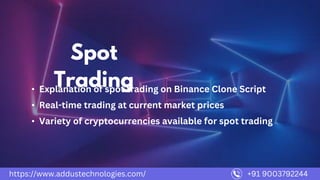 Exploring the Various Features of Binance Clone Script: An In-Depth Look | PPT