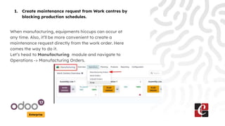 New features of Maintenance Module in Odoo 17 | PPTX