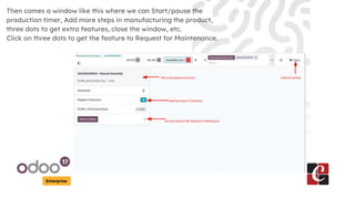 New features of Maintenance Module in Odoo 17 | PPTX