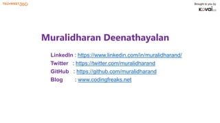 New features of Minimal APIs in .NET 7 -Muralidharan Deenathayalan.pptx