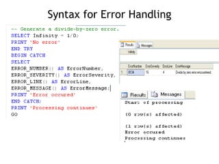 New features of sql server 2005 | PPT