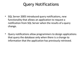 New features of sql server 2005 | PPT