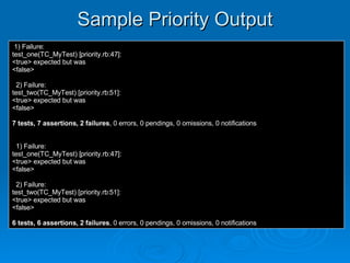 New Features Of Test Unit 2.x | PPT