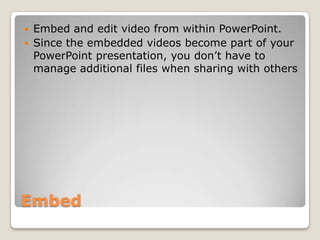 New features on microsoft ppt | PPTX | Computing | Technology & Computing