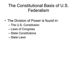 New Federalism 2 Ppt | PPS