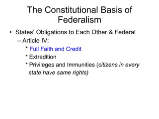 New Federalism 2 Ppt | PPS