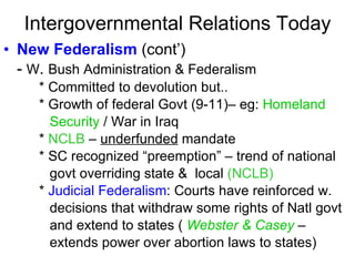 New Federalism 2 Ppt | PPT