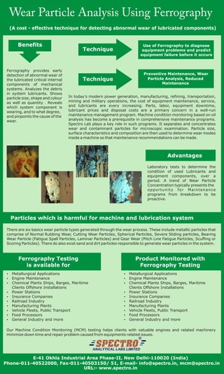 New ferrography | PDF | Business | Business and Finance