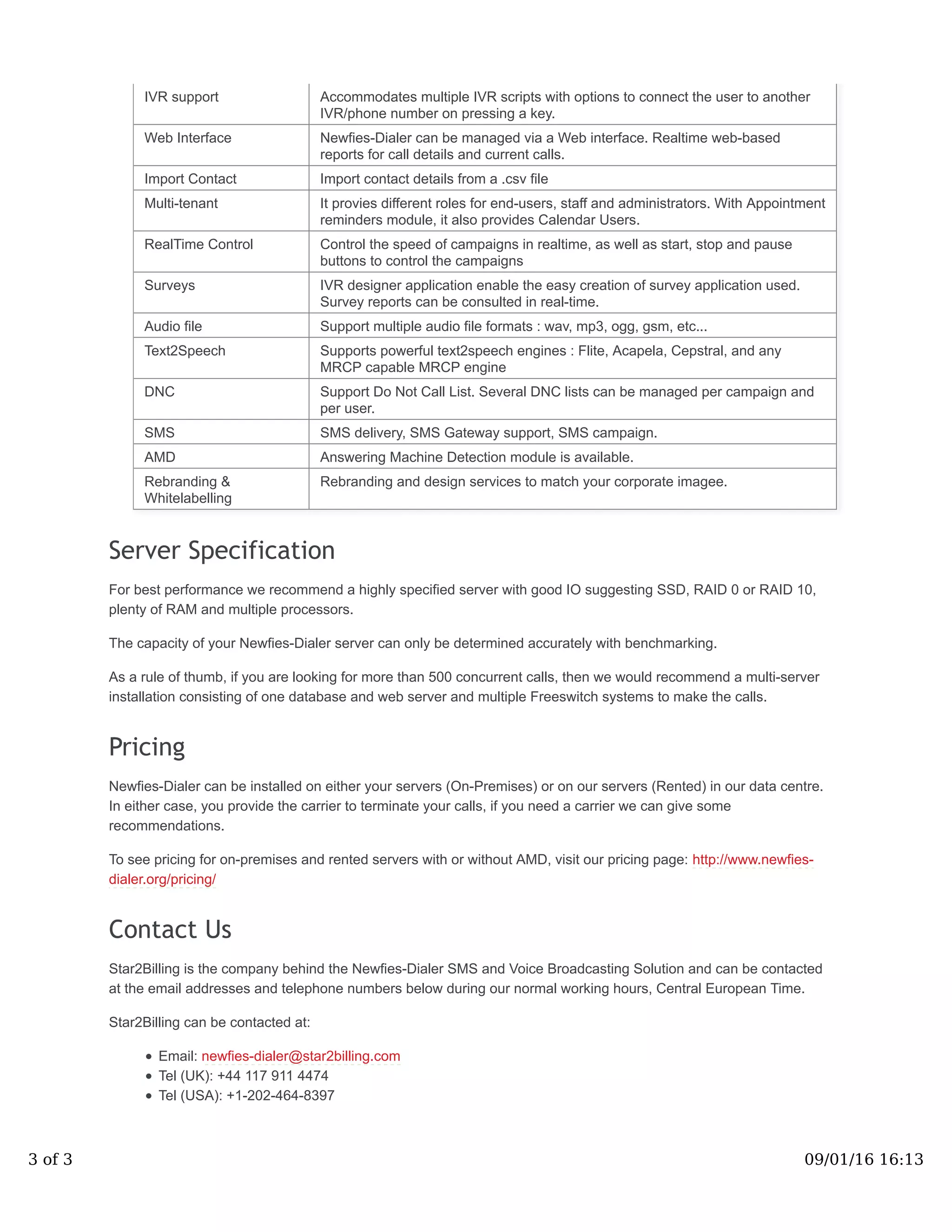 Newfies dialer Brief Introduction | PDF