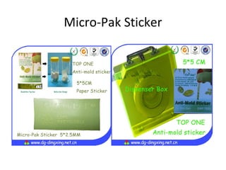 What can be used for moisture & humidity absorb desiccant ? | PPT