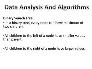 Binary Search Tree (BST) | PPTX