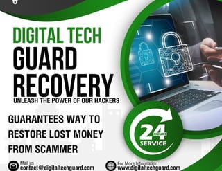 SAFEGUARD YOUR DIGITAL ASSETS WITH THE LEADING CRYPTO RECOVERY SERVICES, DIGITAL TECH GUARD ...