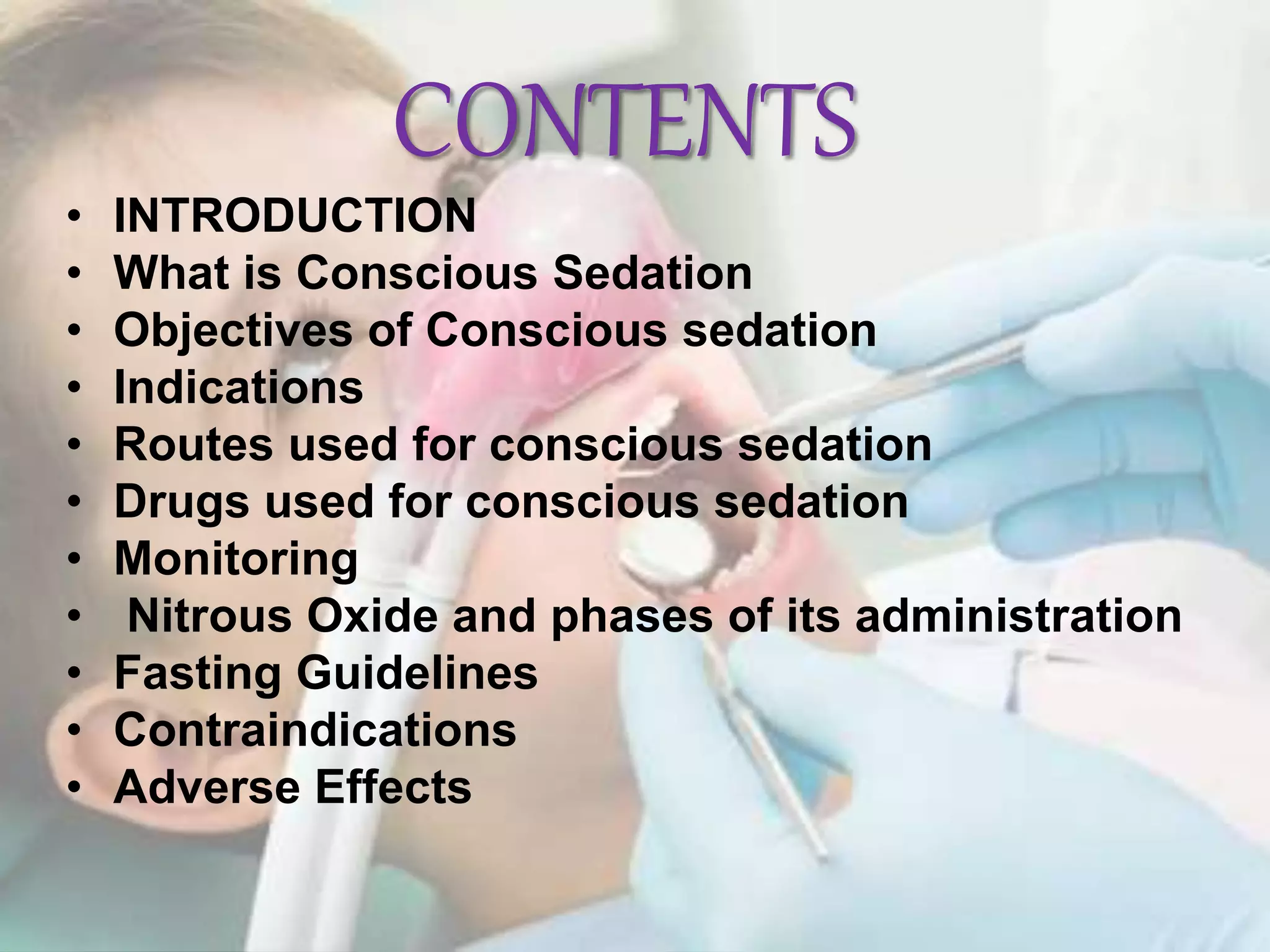 Conscious sedation | PPTX