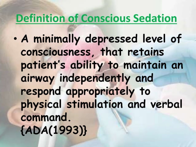 Conscious sedation | PPTX