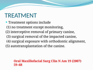 MAXILLARY CANINE impaction techniques.pptx