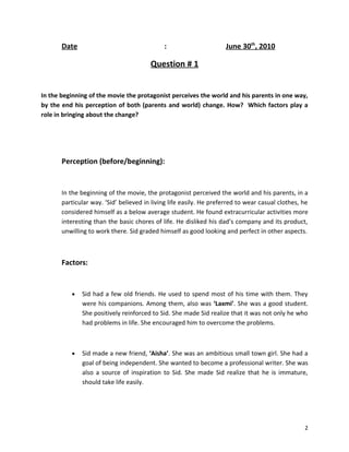 New final movie assignment 2 | PDF