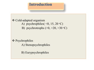 molecular adaptations to psychrophily: insights into omic methods | PPT