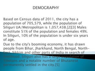 chronological development of Siliguri metropolitan Area | PPTX