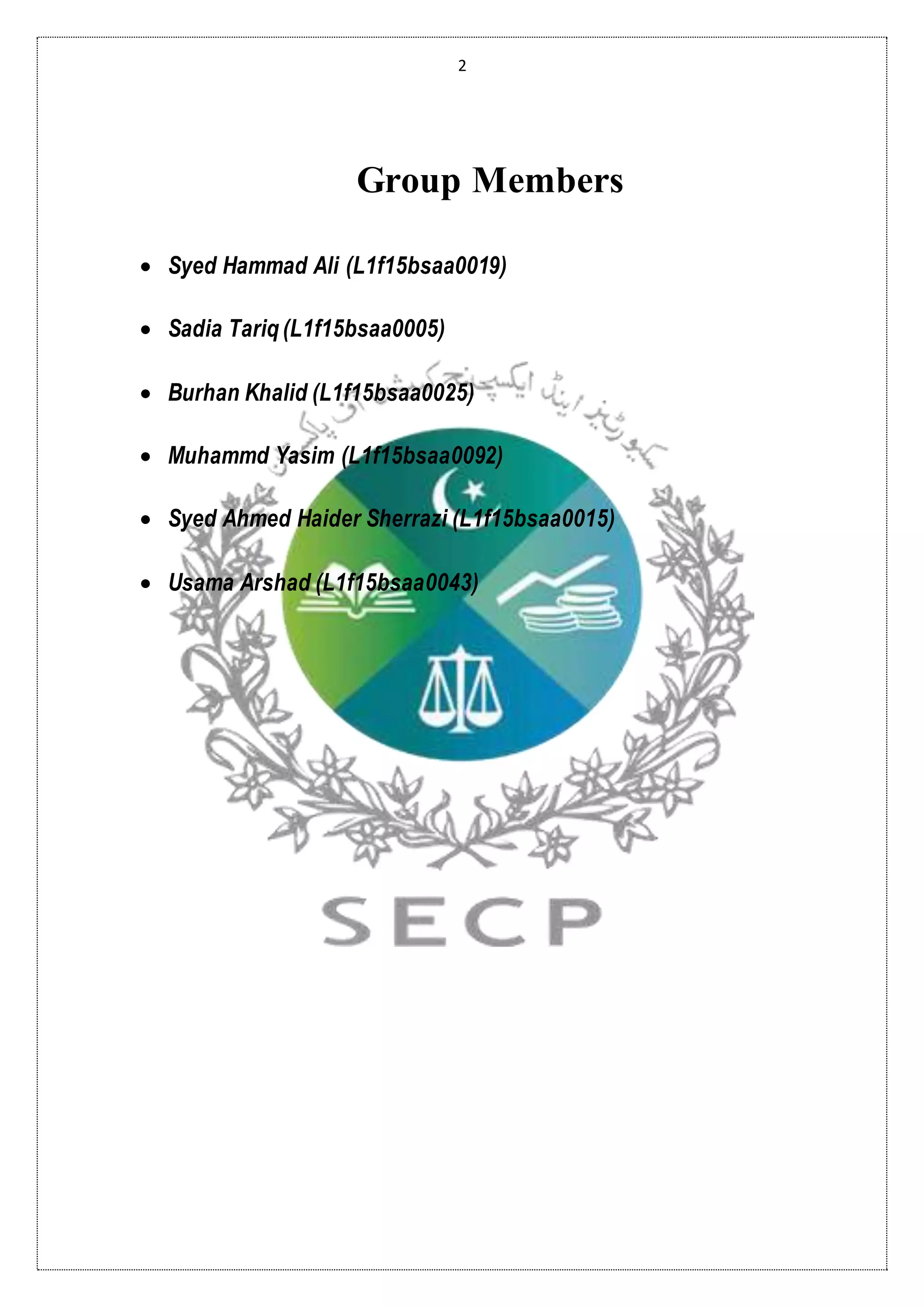 Final report about (SECP) | DOCX