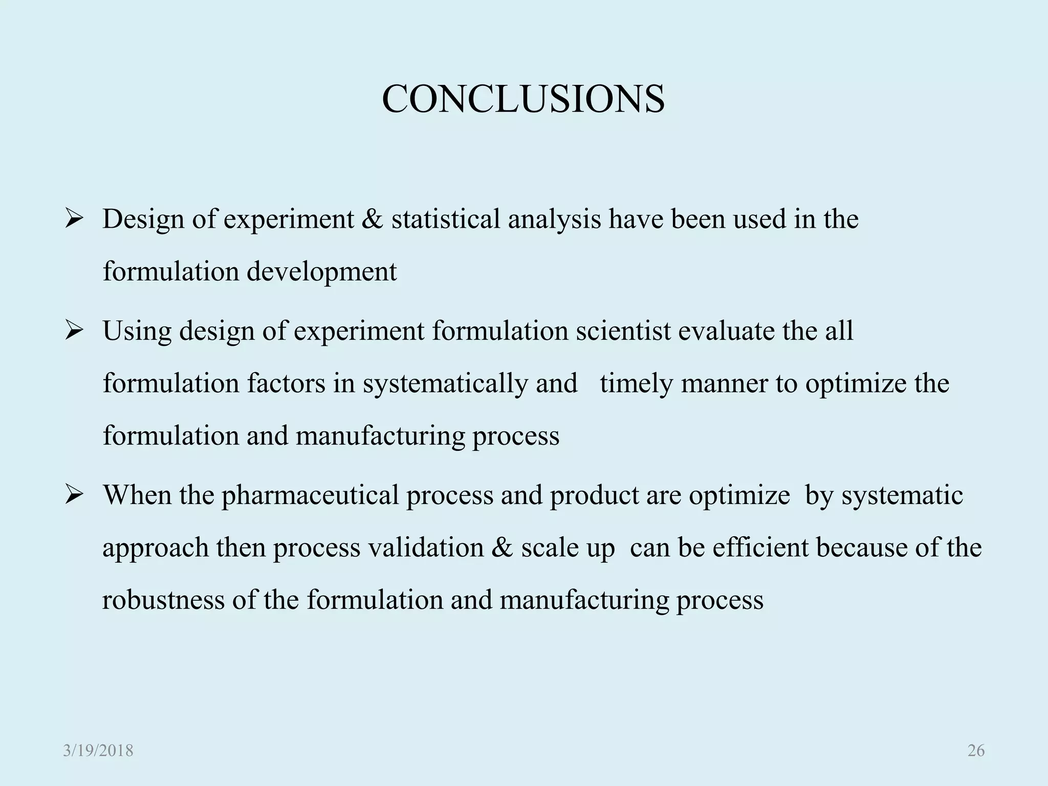 computer aided formulation and development(How to use design expert software) | PPTX