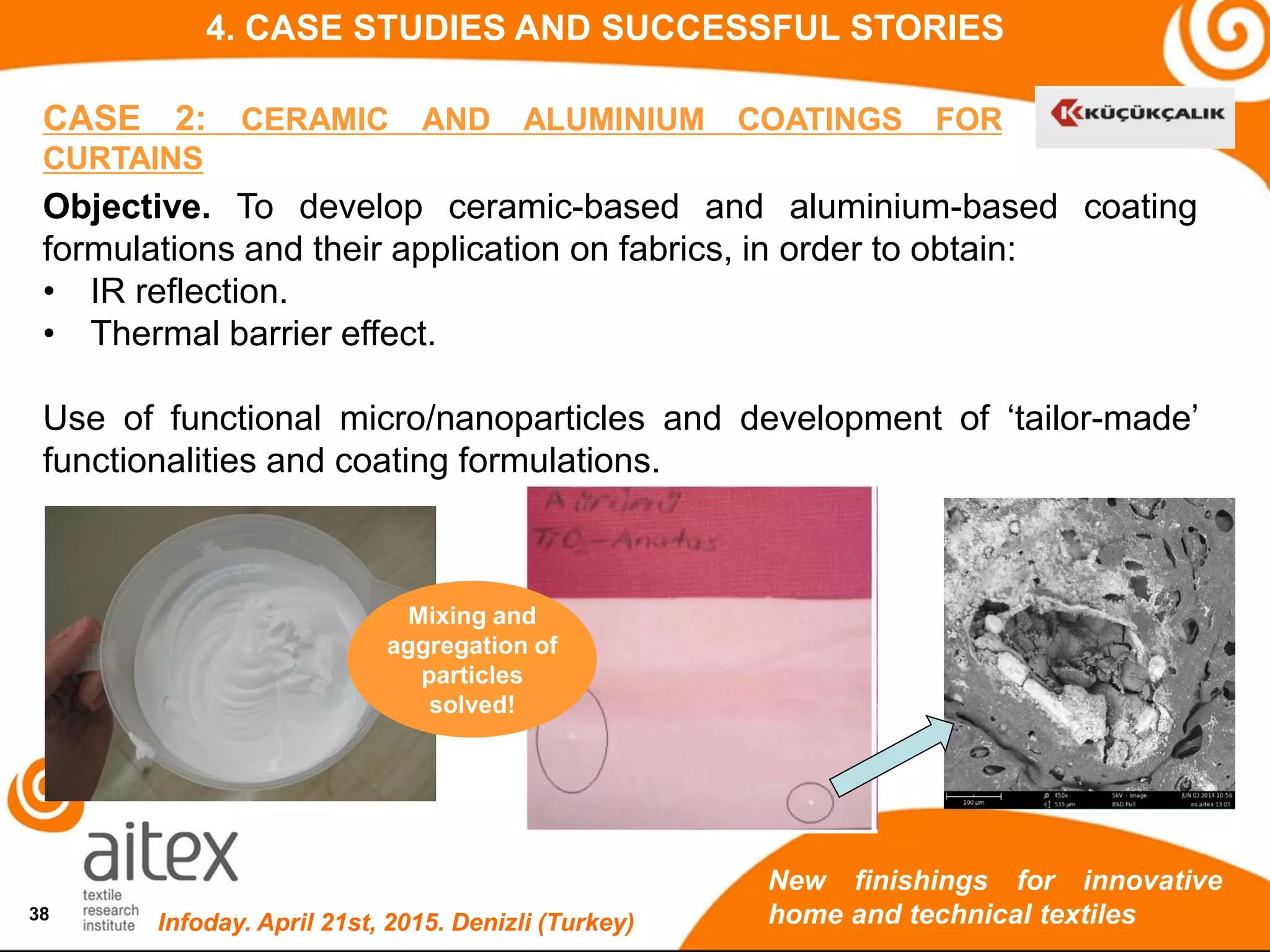 New finishings for innovative technical textiles | PDF