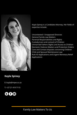 Family Law Department Maurice Phillips Inc. | PDF