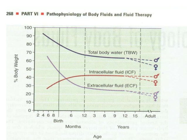 Neonatal fluid requirements and specials conditions