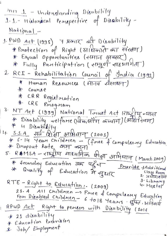 Introduction to disabilities short notes.pdf