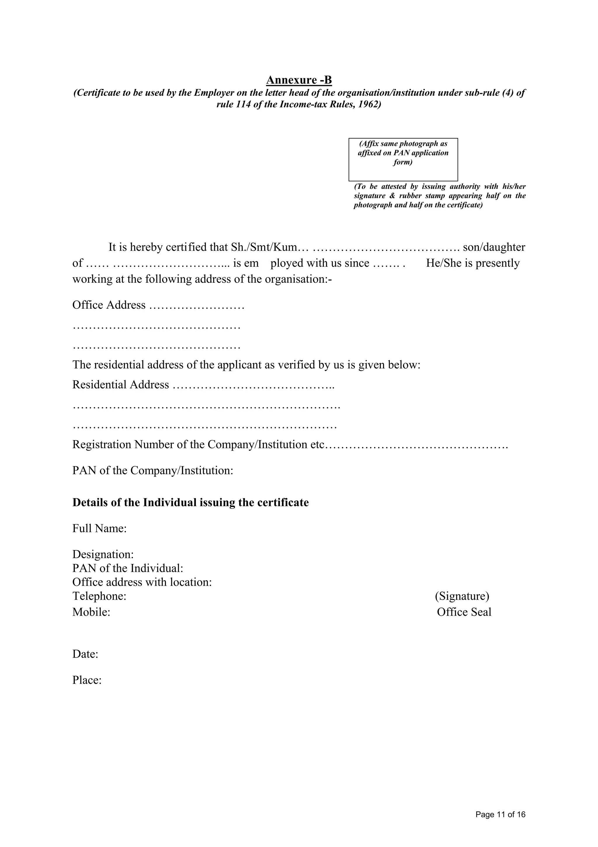 New form 49 a and form 49aa | PDF