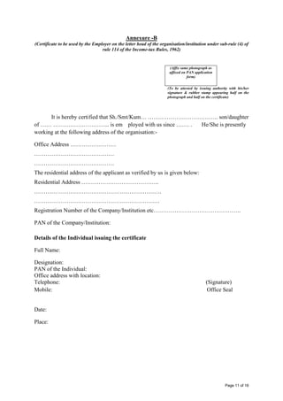New form 49 a and form 49aa | PDF