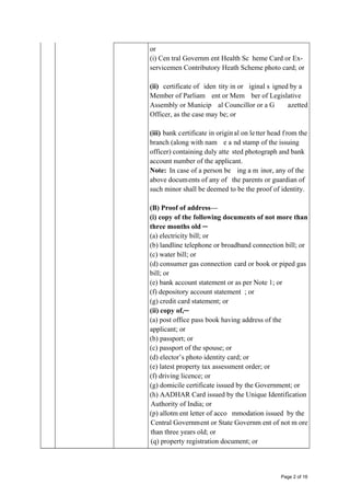 New form 49 a and form 49aa | PDF
