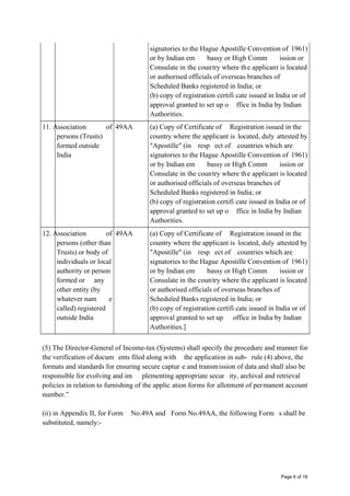 New form 49 a and form 49aa | PDF