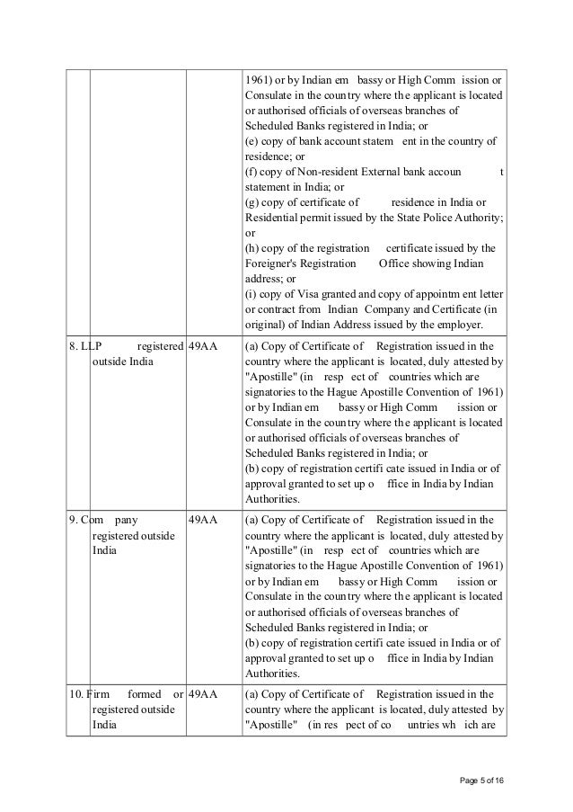 New form 49 a and form 49aa