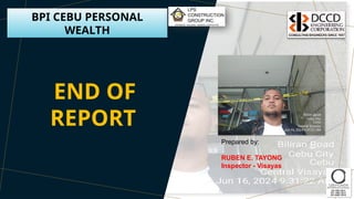 New Format for BPI Dau Presentation of reports | PPTX