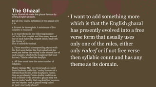 New forms of poetry - 2 | PPT