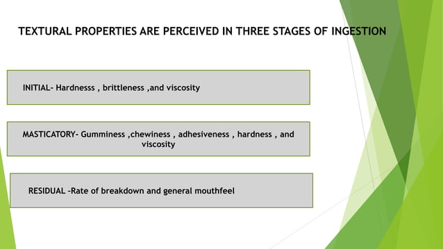 texture measurement in food industry | PPTX