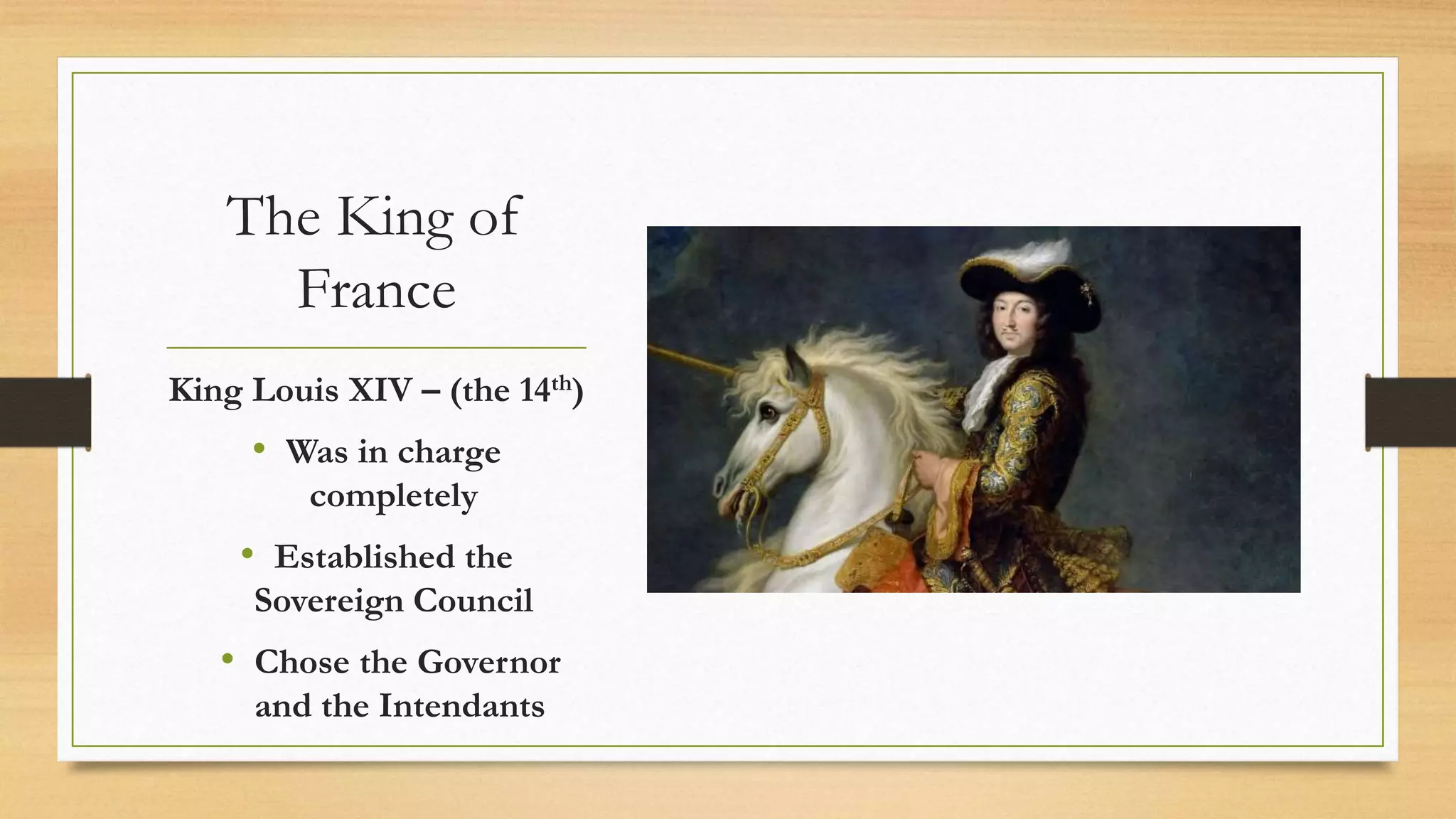 New France Roles and Responsibilities | PPTX
