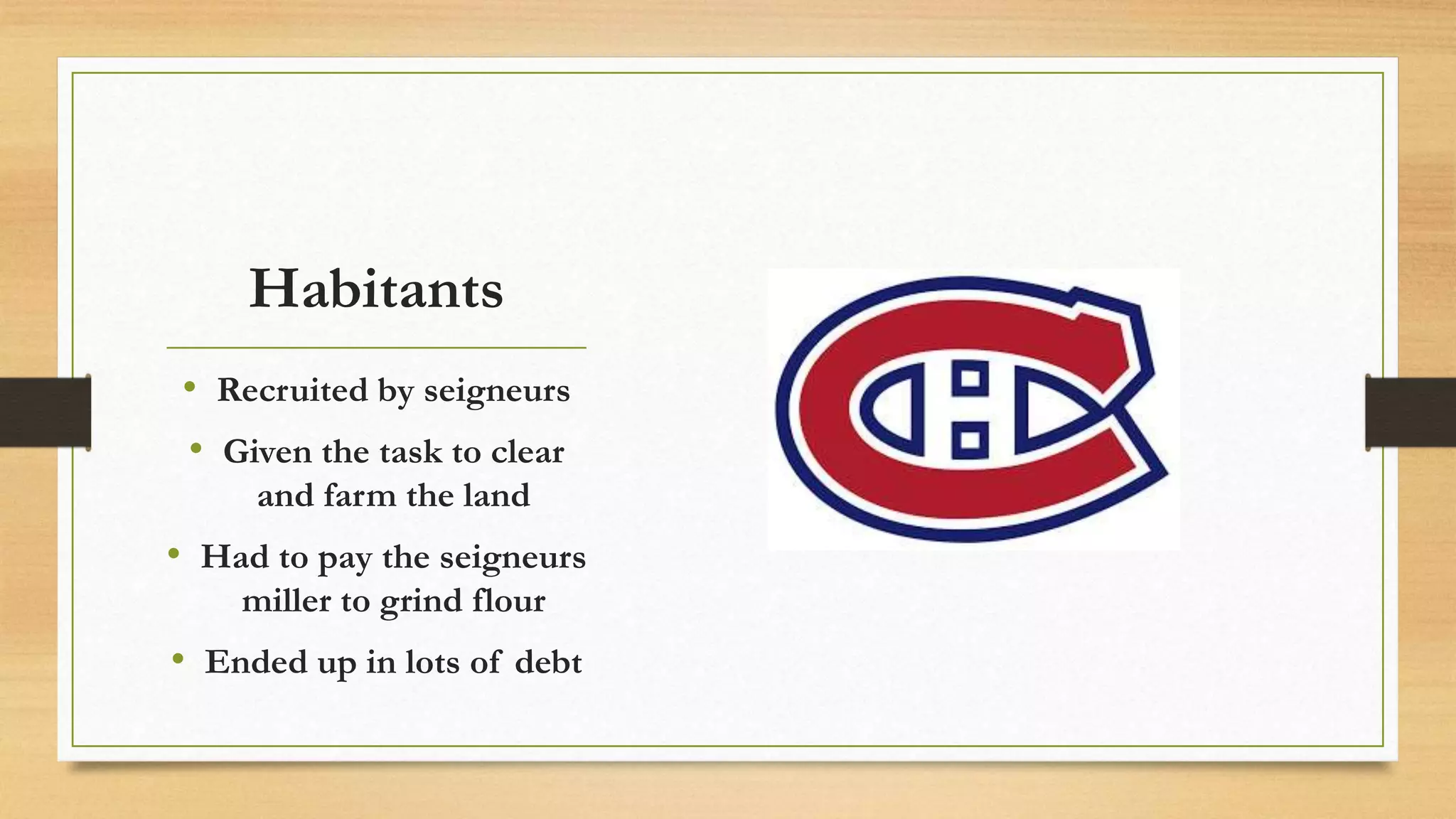 New France Roles and Responsibilities | PPTX