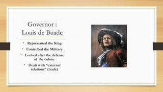 New France Roles and Responsibilities | PPTX