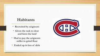 New France Roles and Responsibilities | PPTX